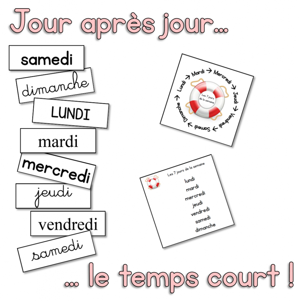 Jour après jour... : jeu sur les jours de la semaine - Lutin Bazar Jour après jour... : jeu sur les jours de la semaine - Lutin Bazar