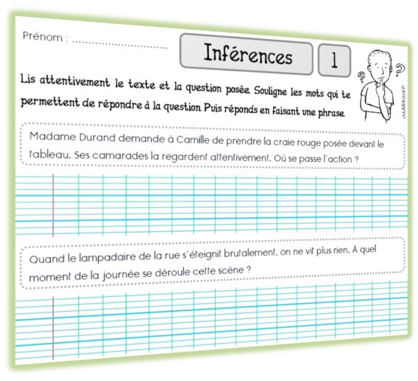 Inférences - Lutin Bazar