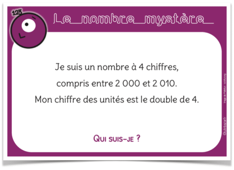 Nombre mystère | Lutin Bazar